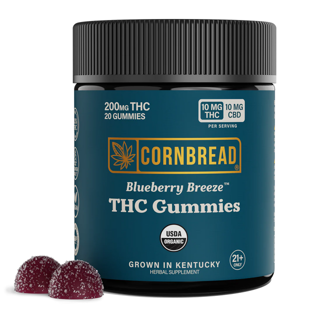 Cornbread Hemp | THC 1:1 Gummies 200 mg / 20 Pack